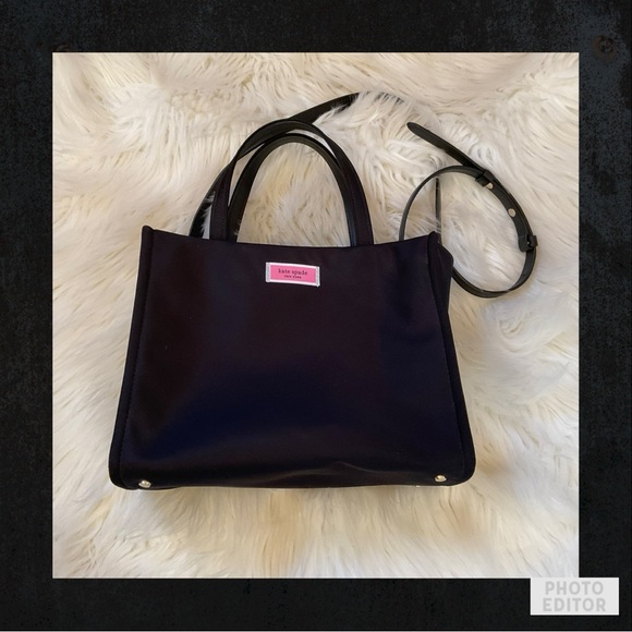 kate spade | Bags | Kate Spade Sam Icon Nylon Tote With Crossbody Strap ...